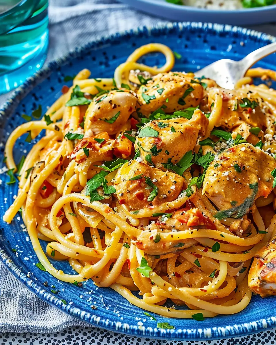 cowboy butter chicken pasta
