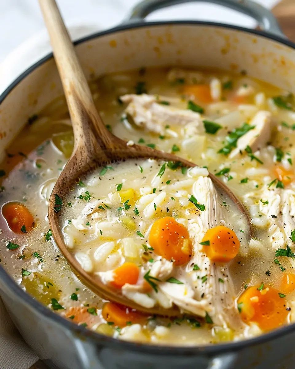 easy chicken and rice soup