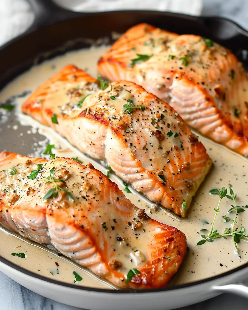 baked boursin salmon