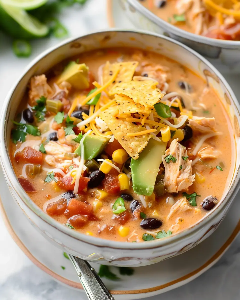 easy chicken taco soup